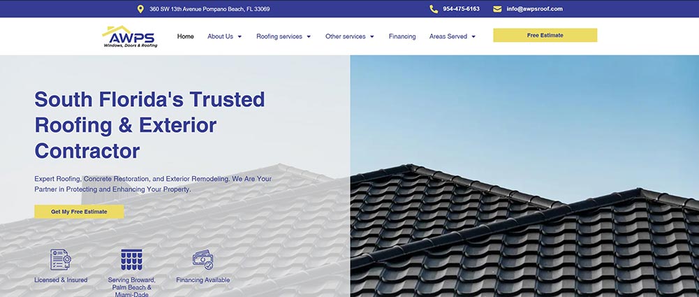 AWPS Roofing | South Florida Roofing & Exterior Contractor